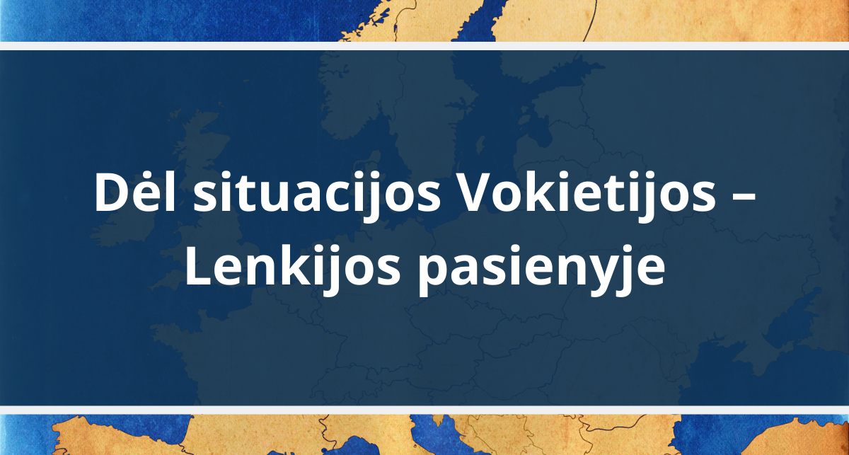 SVARBU!!!! Dėl situacijos Vokietijos – Lenkijos pasienyje | Užsienio ...